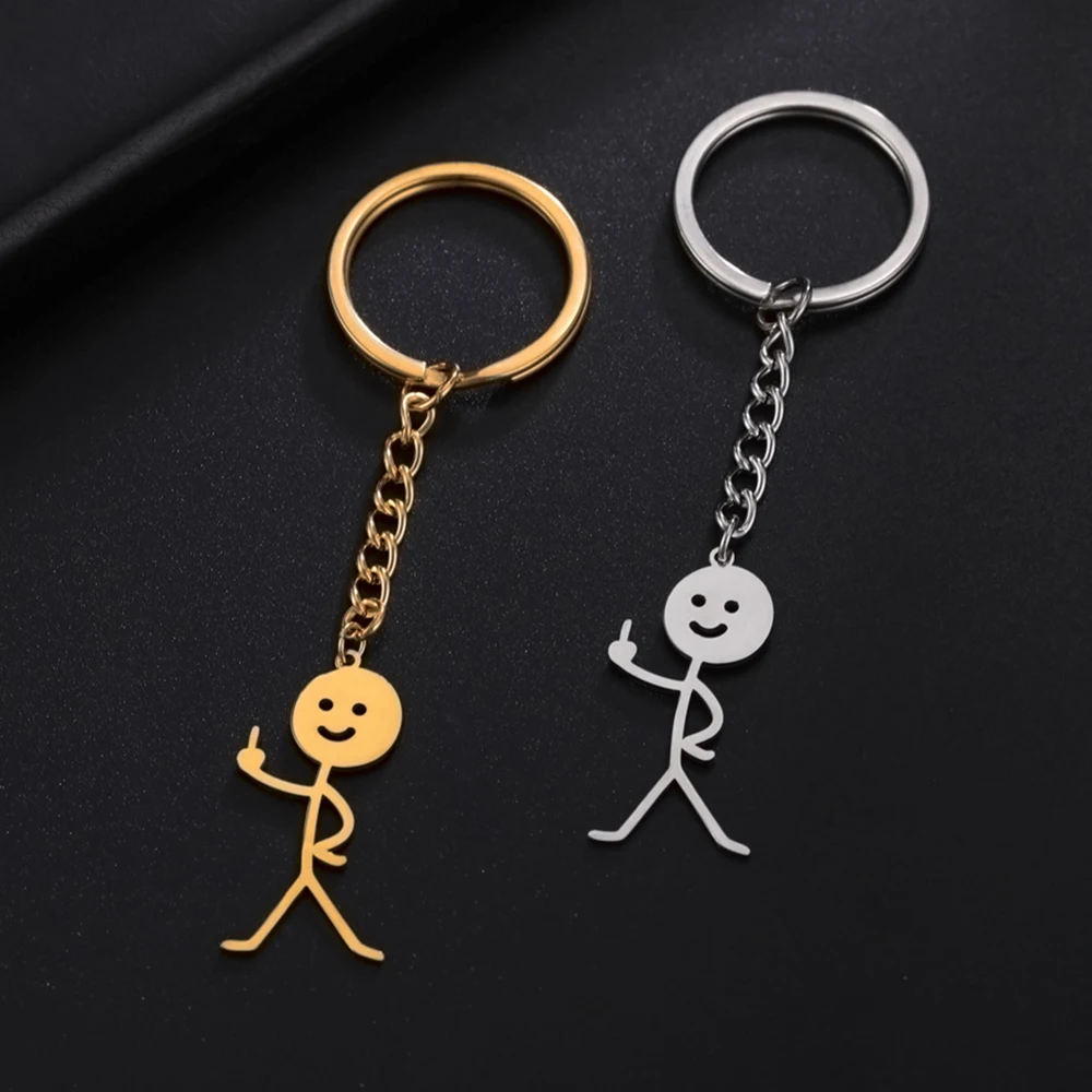 My-Shape-Fuxk-You-Doodle-Keychain-for-Men-Boys-Funny-Middle-Finger ...