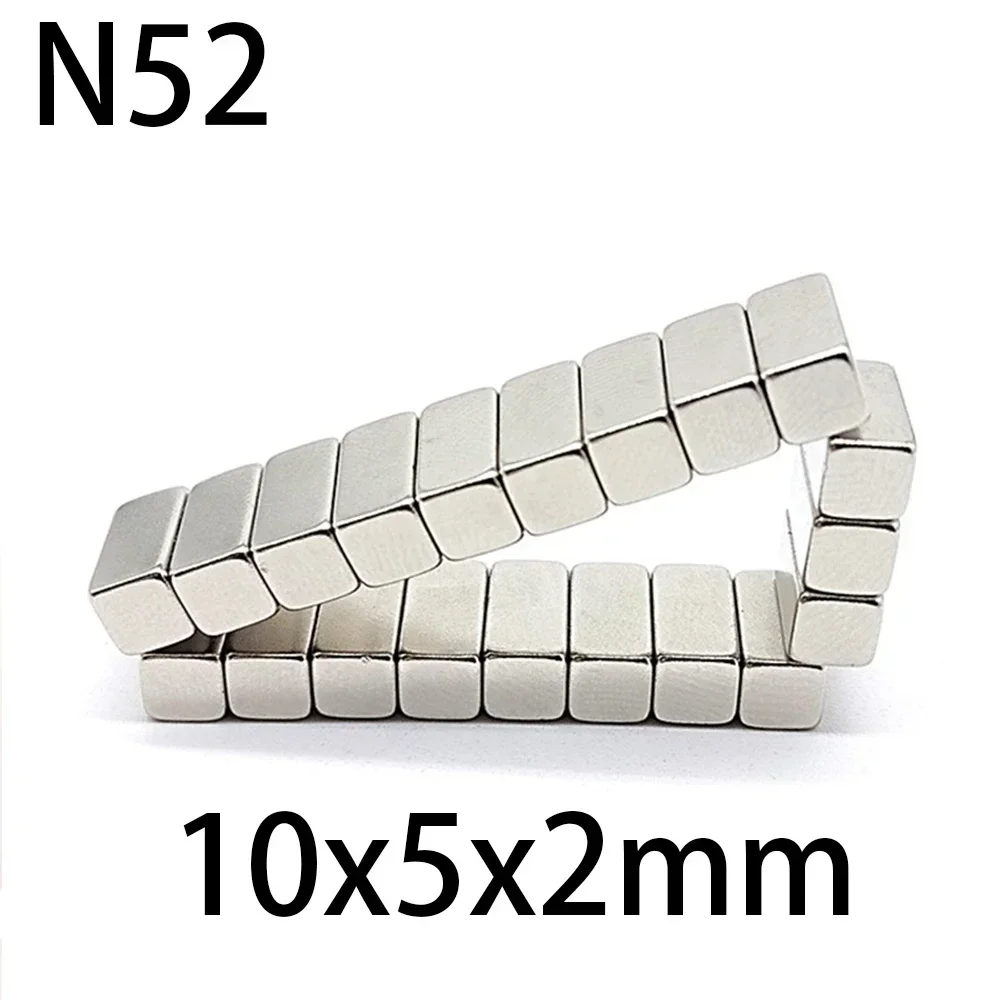 N52 10x5x2 10x4x2 Disc Aimant Scooter Ebike Refrigerator Magnets Motor ...