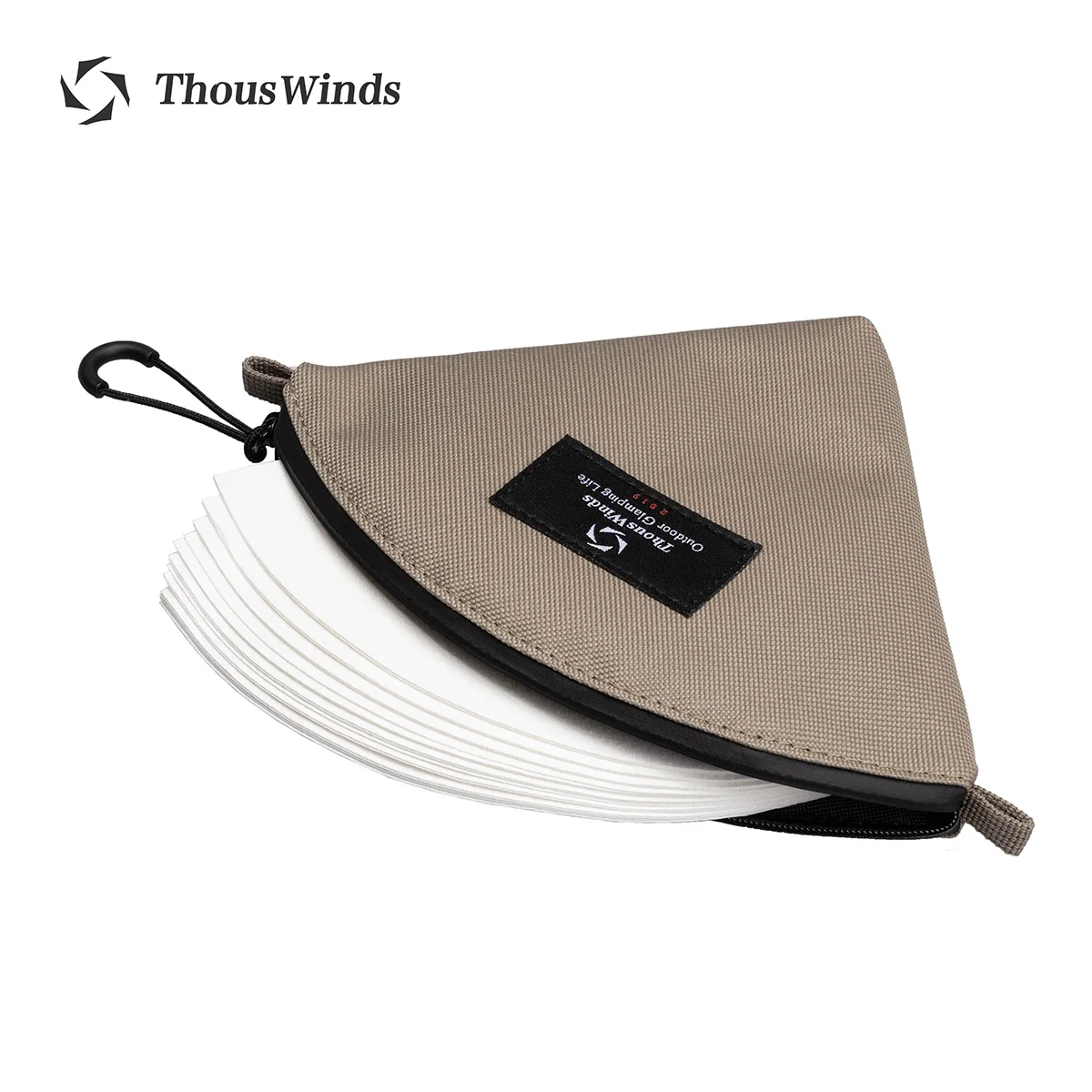 Thous Winds 휴대용 커피 필터 종이 보관 가방, 야외 캠프 사용 가제트 정리함, 하이킹 캠핑 용품, TW7055 ...