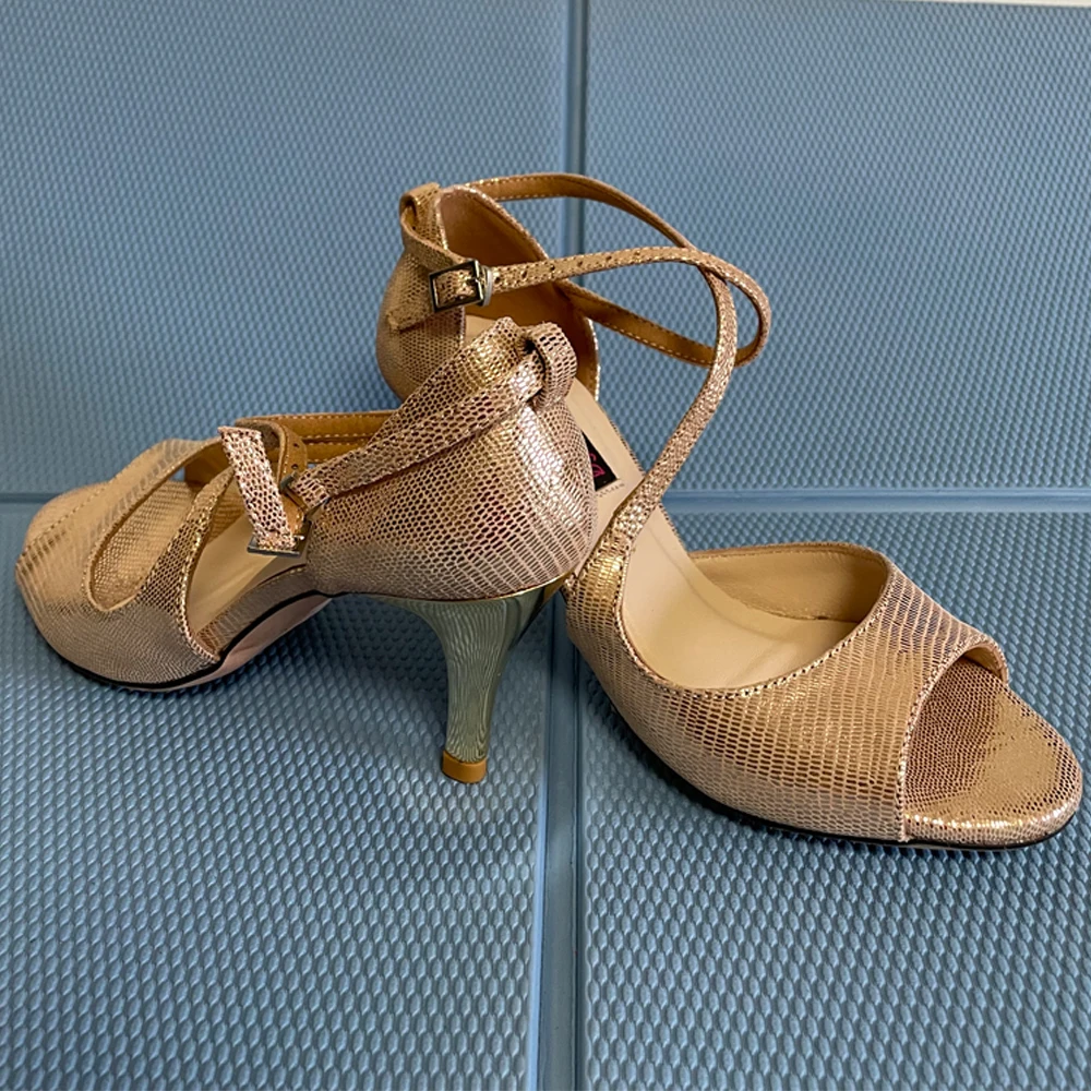 Argentina-Tango-Dance-Shoes-Leather-Hard-Sole-7-5cm-heel-can-not ...