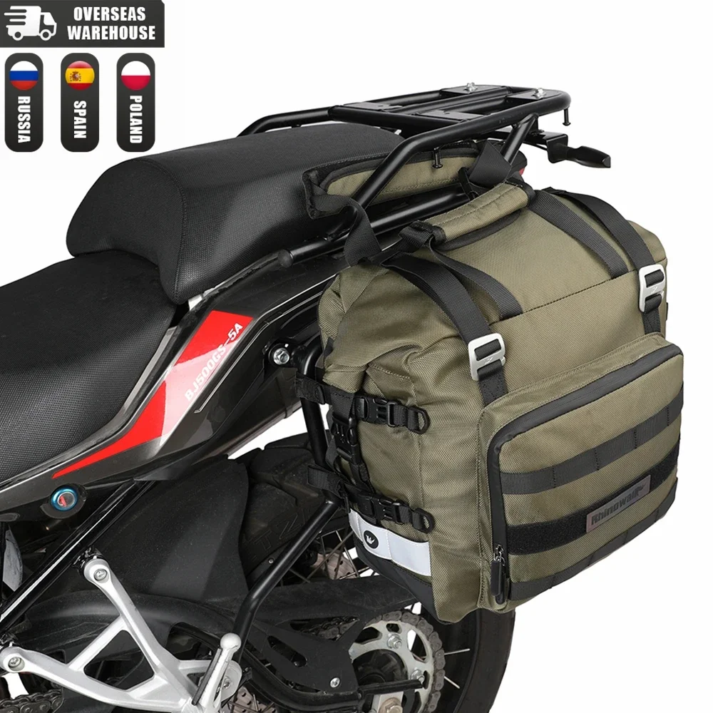20L-30L Motorcycle Tool Travelling Bag Motor Saddlebag Side Universal ...