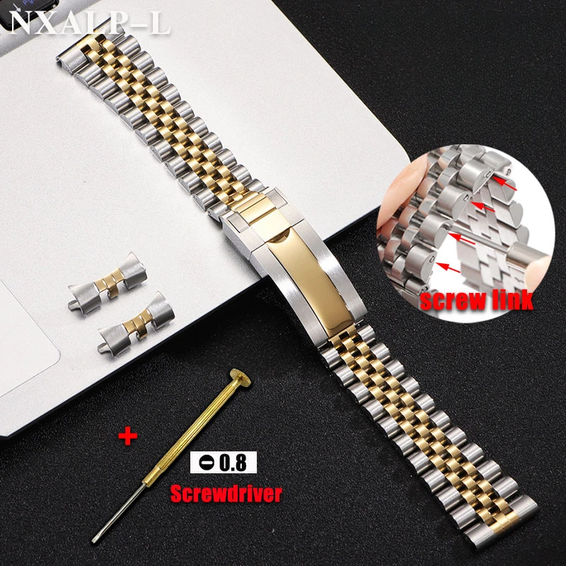 Curved Watchband for Rolex DAYTONA SUBMARINER Yacht-Master GMT Luxury ...