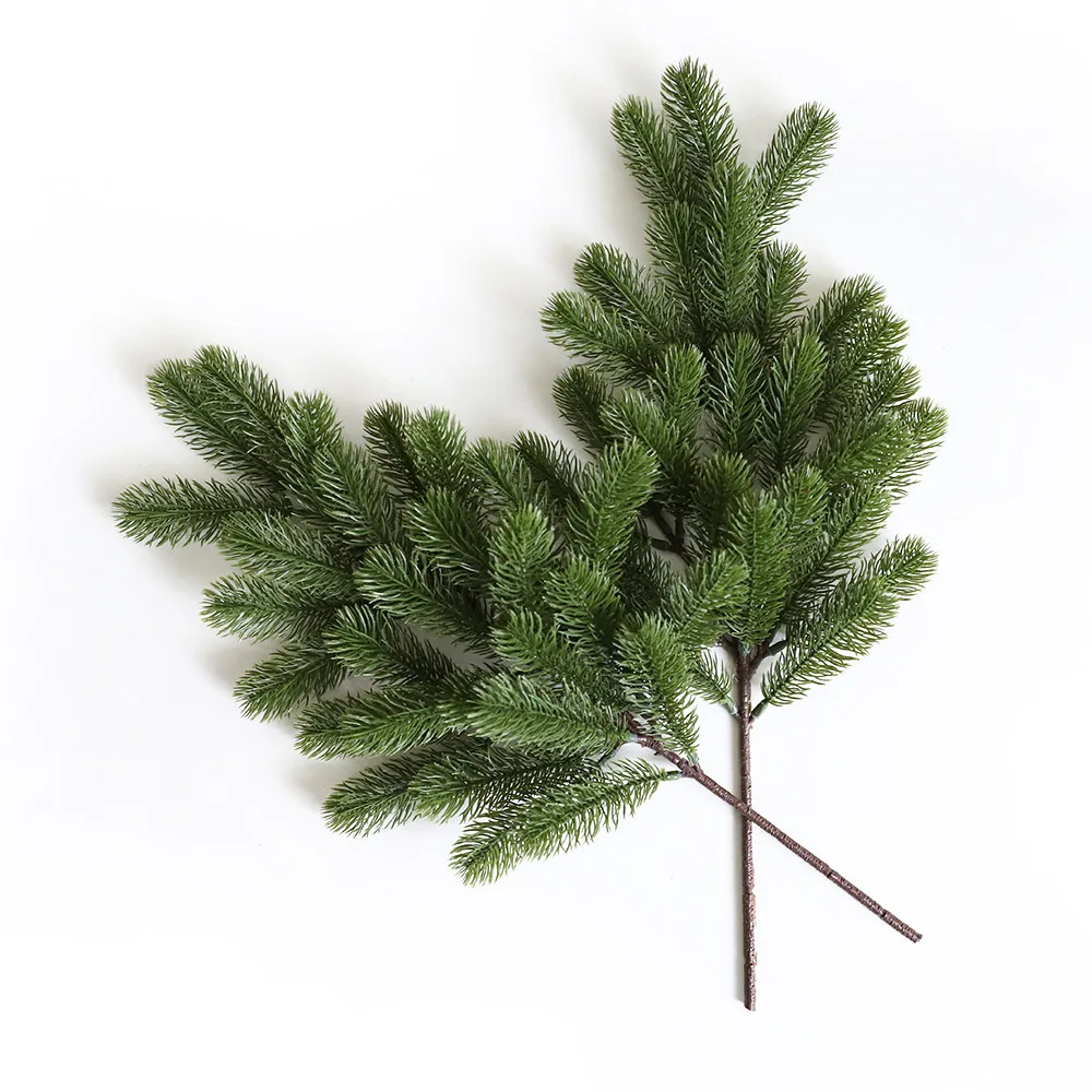 Christmas-Fake-Green-PE-Pine-Branches-Artificial-Xmas-Branches-for ...