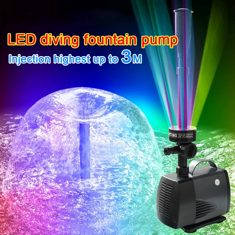 Submersible Pump Light Fountain | Submersible Water Pumps Fountains ...