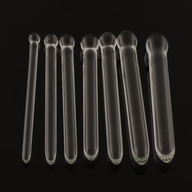 7-Size-Penis-Plug-Glass-Urethra-Catheter-Soft-Male-Masturbator-Tube ...