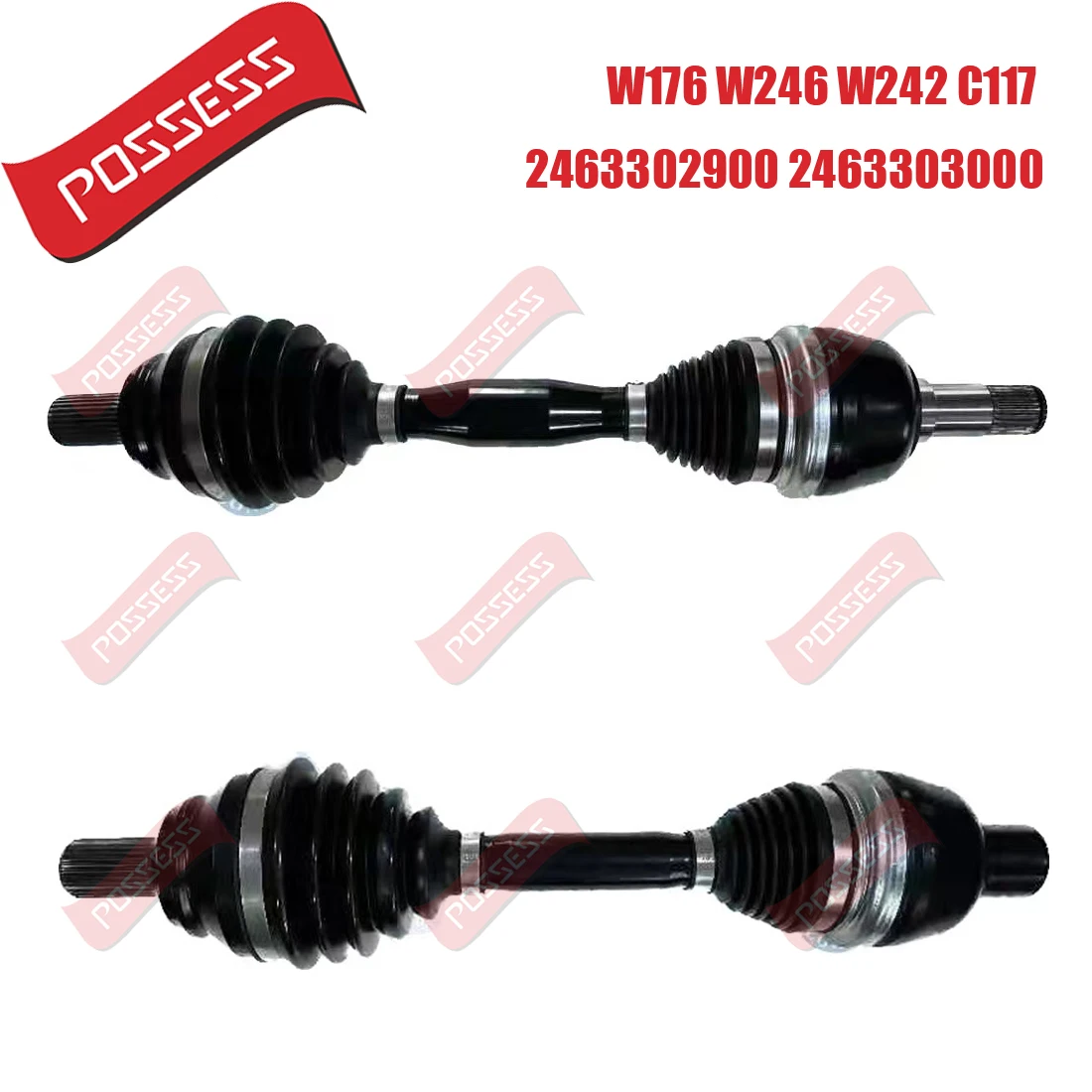 Front-Axle-Drive-Shaft-Assembly-With-Constant-Velocity-Universal-Joint ...
