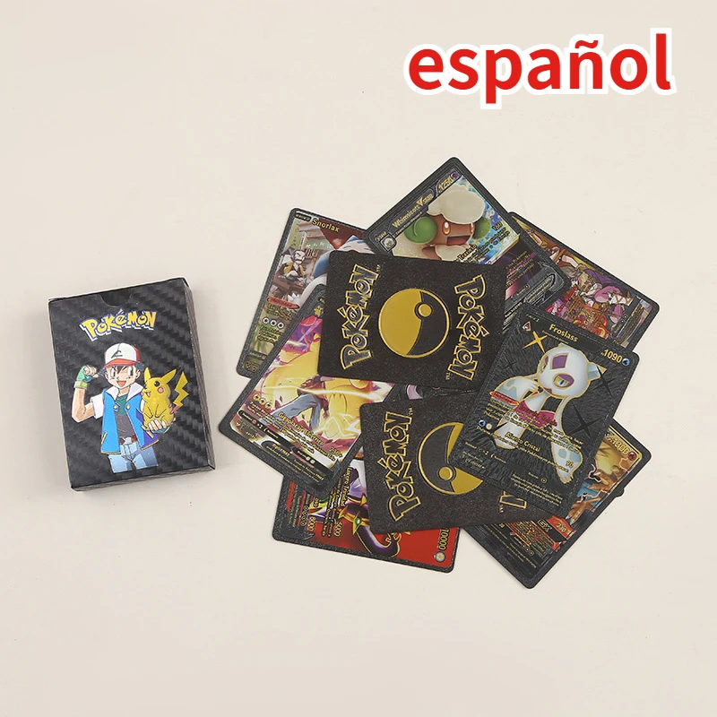 Cartoon Colorful Card VMAX Charizard Pikachu Arceus Gold Black Silver ...