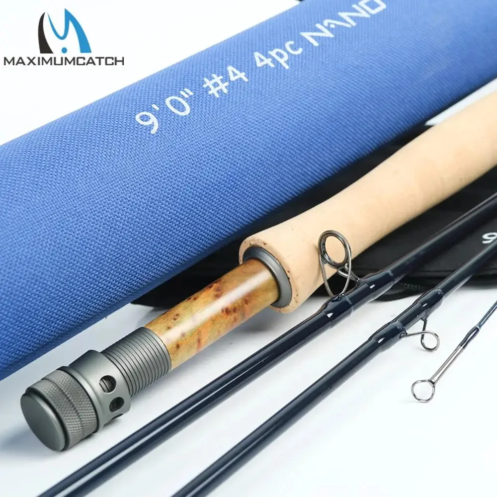 Maximumcatch-Nano-Fly-Fishing-Rod-IM12-40T-46T-Toray-Carbon-Fast-Action ...