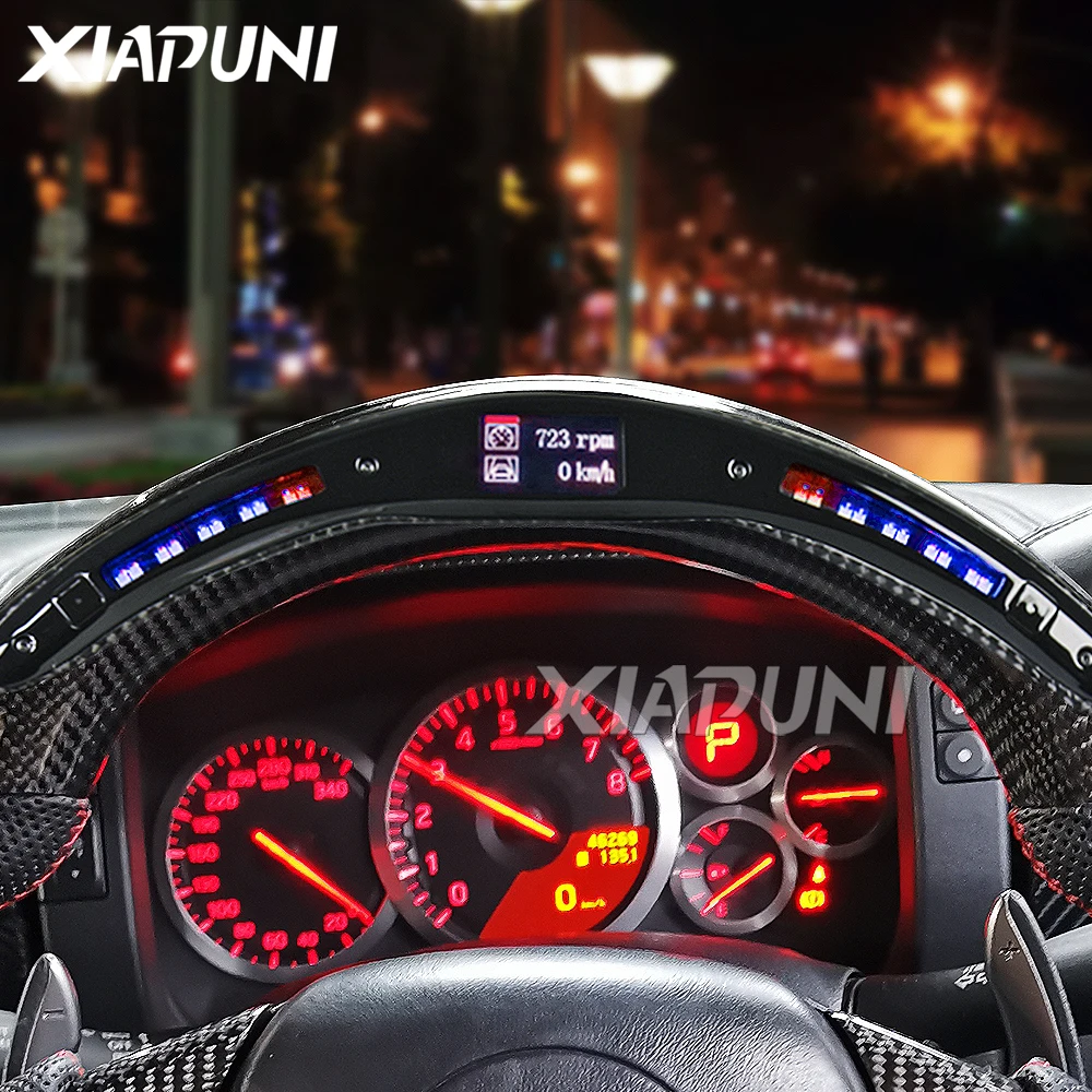 Customized LED Carbon Fiber Steering Wheel for Nissan GTR R35 (2007 ...