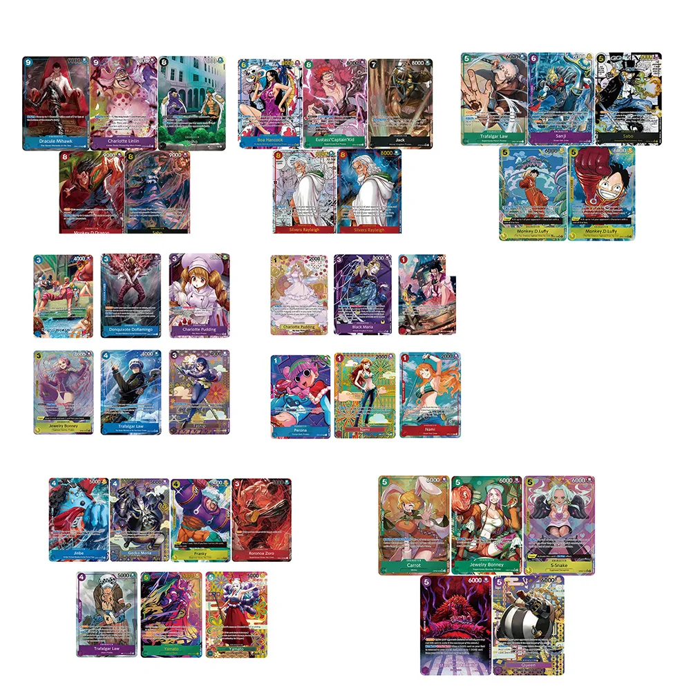 Anime One Piece OPCG English Leader Luffy Nami Sanji Sabo Boa Hancock ...