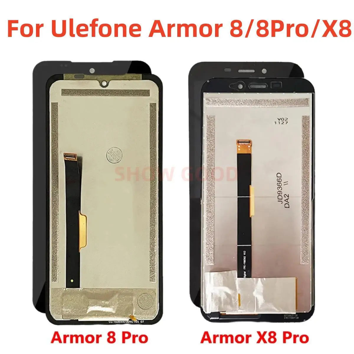 6.1" For ULEFONE ARMOR 8 Pro LCD Display + Touch Screen Assembly Replacement For Ulefone Armor ...