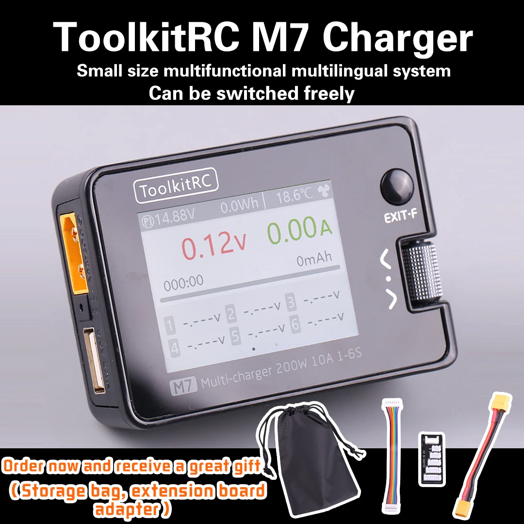 ToolkitRC-M7-200W-10A-DC-Balance-Charger-Discharger-for-1-6S-Lipo ...