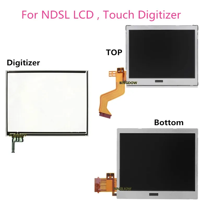 Replacement-Top-Upper-Lower-Bottom-LCD-Display-Screen-Touch-Screen ...