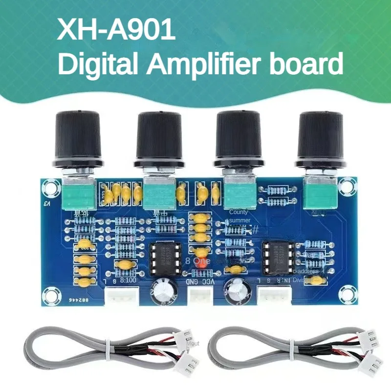 XH-A901-NE5532-Tone-Board-preamp-Pre-amp-With-treble-bass-volume ...