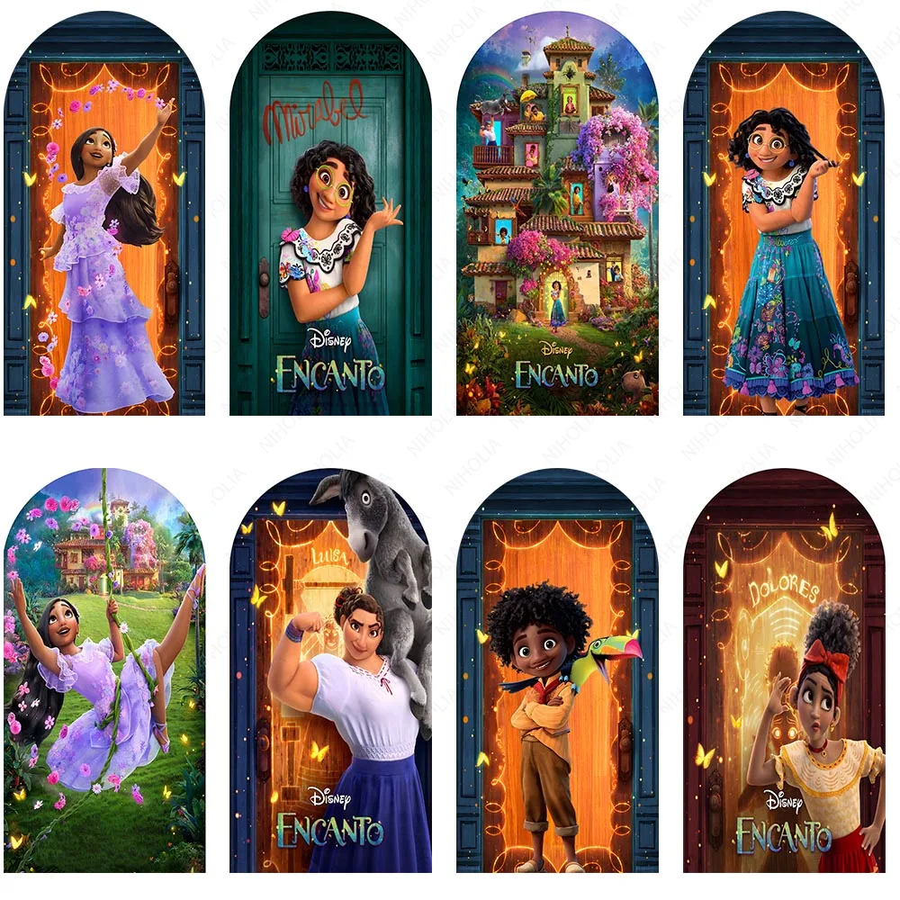 Arch Covers Backdrops Disney Encanto Princess Birthday Party Wedding ...