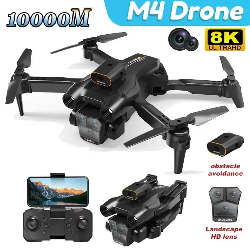 M4-Pro-Max-Drone-8K-Professinal-Wide-Angle-Triple-HD-Brushless-Motor ...