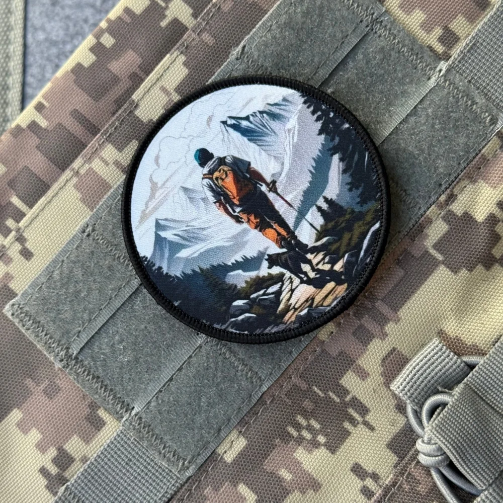 Solo Travel Morale Badge Patches for Clothing Printed Hook & Loop Patch ...