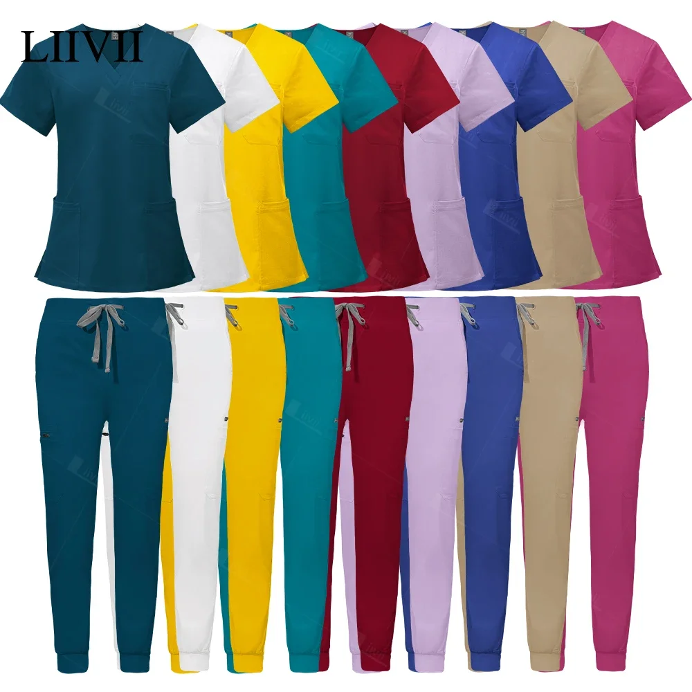 Multicolor-Unisex-Medical-Uniforms-Nurse-Uniform-Hospital-Doctor ...