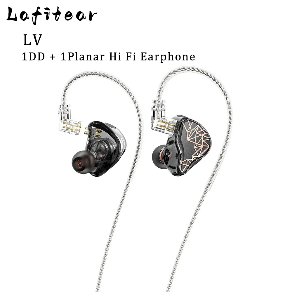 Lafitear-LV-1-Planar-1DD-Dynamic-Driver-HiFi-Earphone-In-Ear-IEM-Earbud ...
