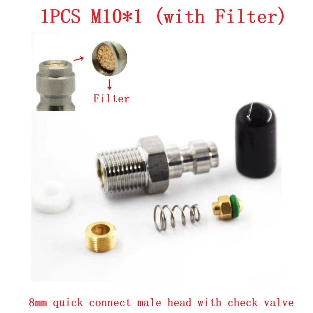 8Mm-Quick-Connect-Check-Valve-Male-Connector-PCP-Filling-Joint-With ...