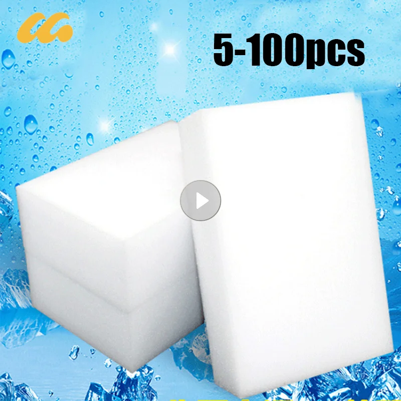 5-100pcs-Melamine-Sponge-Magic-Sponge-Eraser-Cleaning-Tools-For-Office ...