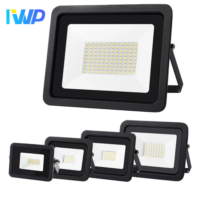 Reflector-LED-para-exteriores-l-mpara-de-pared-de-100W-50W-30W-20W-10W ...