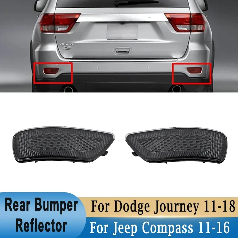 Rear Bumper Reflector ABS for Dodge Journey for Jeep Compass Grand ...