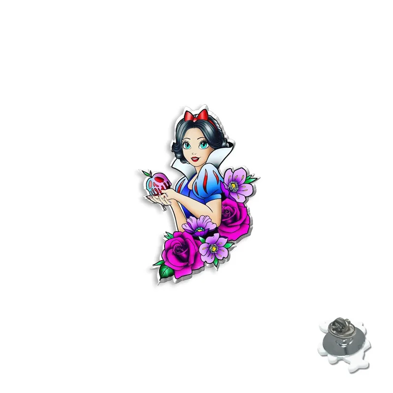 Pin Up Snow White Tattoo Design