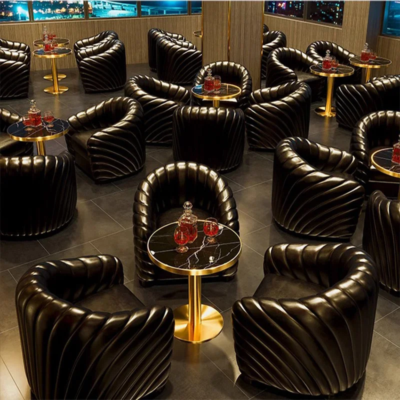 Light-luxury-modern-whiskey-bar-sofa-bar-restaurant-Booth-cafe-shop ...