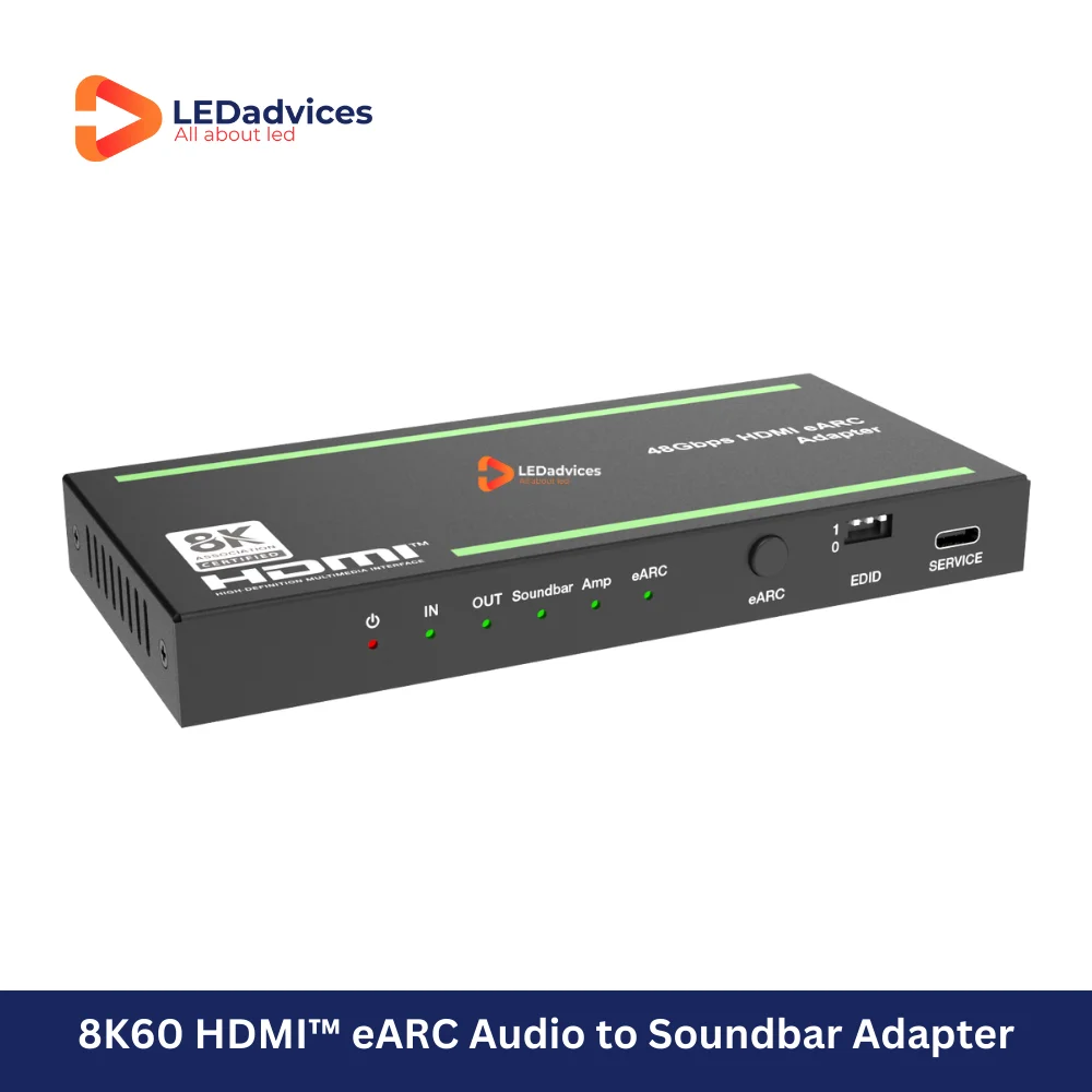 8K60 eARC Audio Adapter HDMI 2.1, 48Gbps, Dolby Atmos, DTS:X, HDR10 ...
