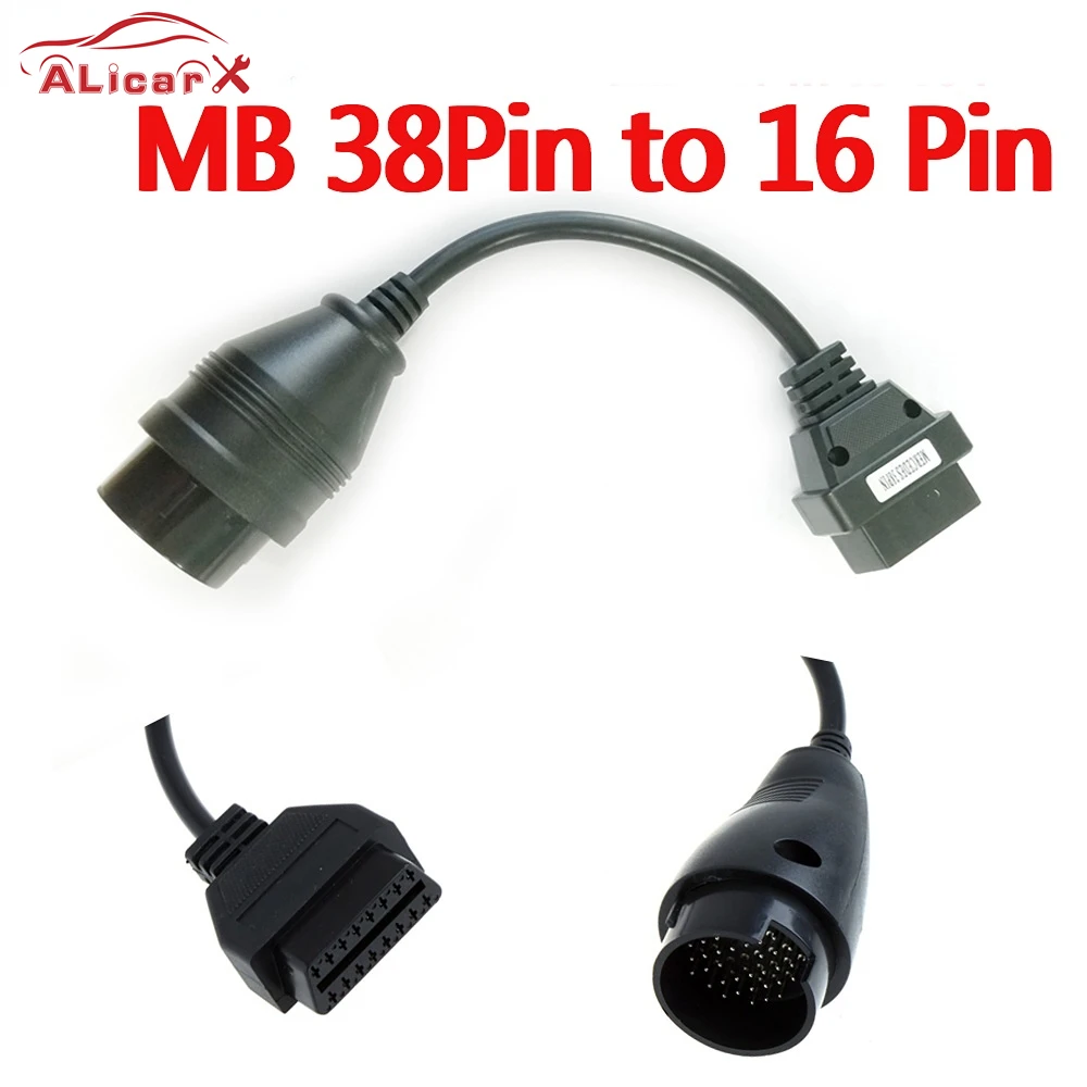 High Quality Mb 38 Pin To 16 Pin Obd2 Obd Ii Diagnostic Adapter For ...