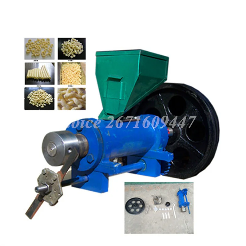 6-Mold-Corn-Snack-Food-Extruder-Rice-Puff-Corn-Puff-Extruder-Machine ...