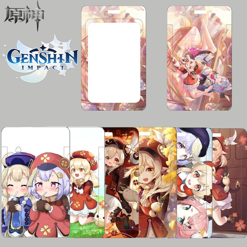 Kawaii Genshin Impact Klee Access Pass Entrance Card Holders Identity ...