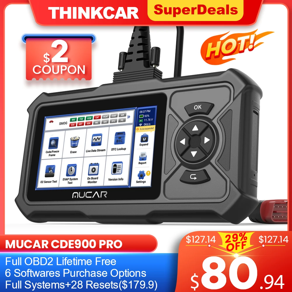 MUCAR-CDE900-Pro-Obd2-Scanner-2-32G-Auto-Car-Diagnostic-Tools ...