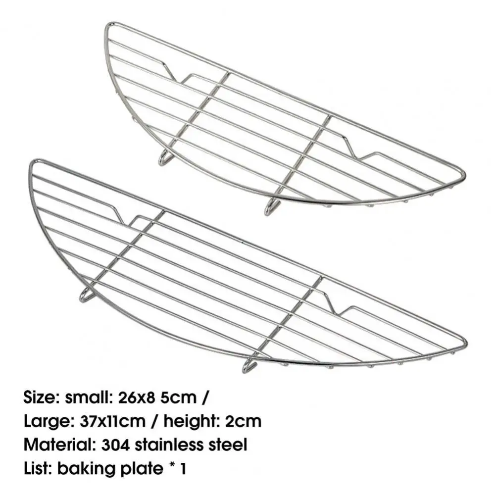 Stainless Steel Barbecue Grid Camping Cooking Baking Net Cooling Rack ...
