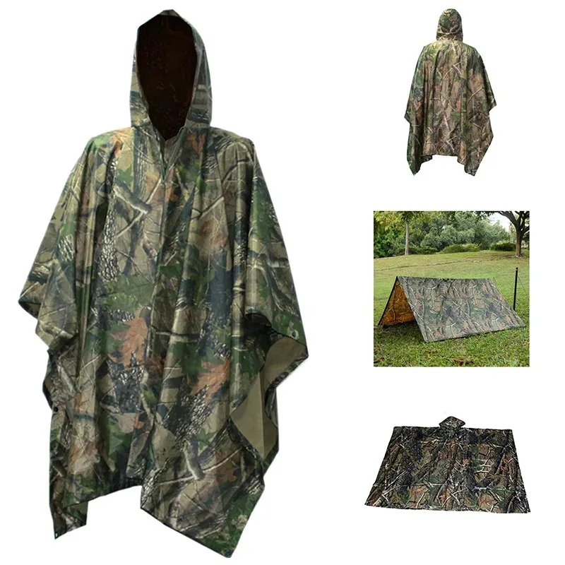 3-in-1-Raincoat-Backpack-Rain-Cover-Rain-Coat-Hood-Hiking-Cycling ...