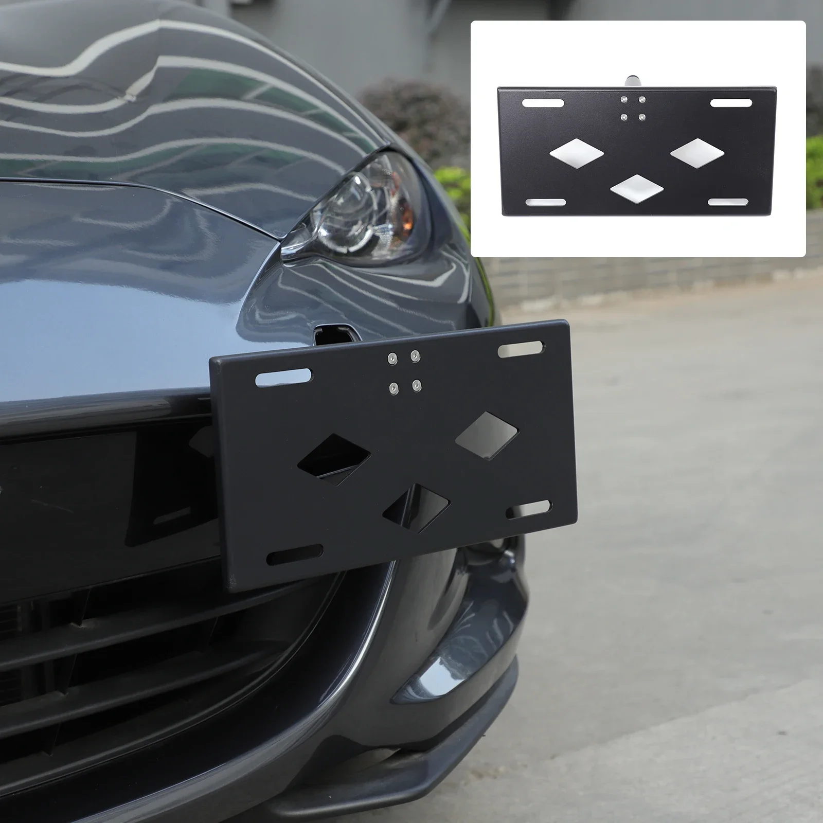 For Mazda MX-5 2016+ front license plate side trailer car front license ...