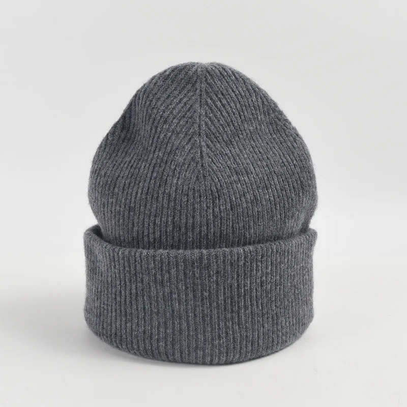 Premium-100-Pure-Wool-Knitted-Hat-Women-Soft-Cozy-Warm-Beanie-Men ...