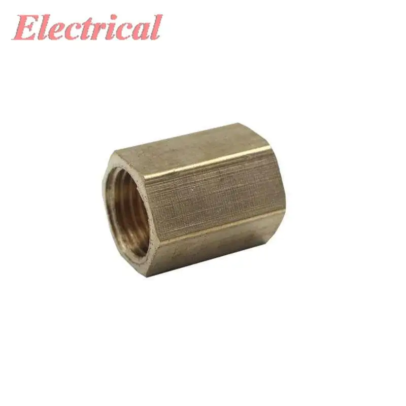 1pc Brass Pipe Fitting Copper Hose Hex Coupling Coupler Connetor Female ...