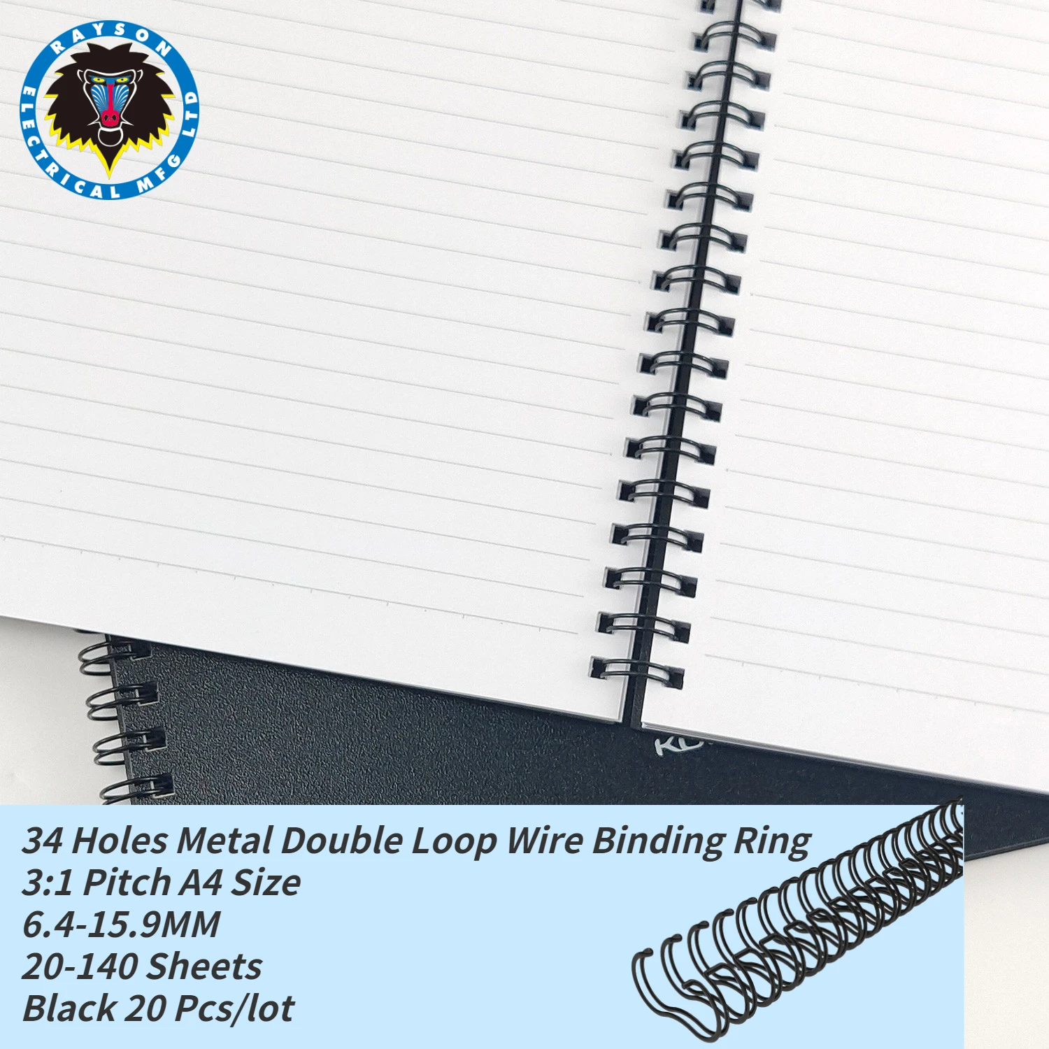 Double-Loop-Wire-Binding-Spines-for-Hole-Punch-Note-Books-Office-Accessories-and-School-Supplies ...