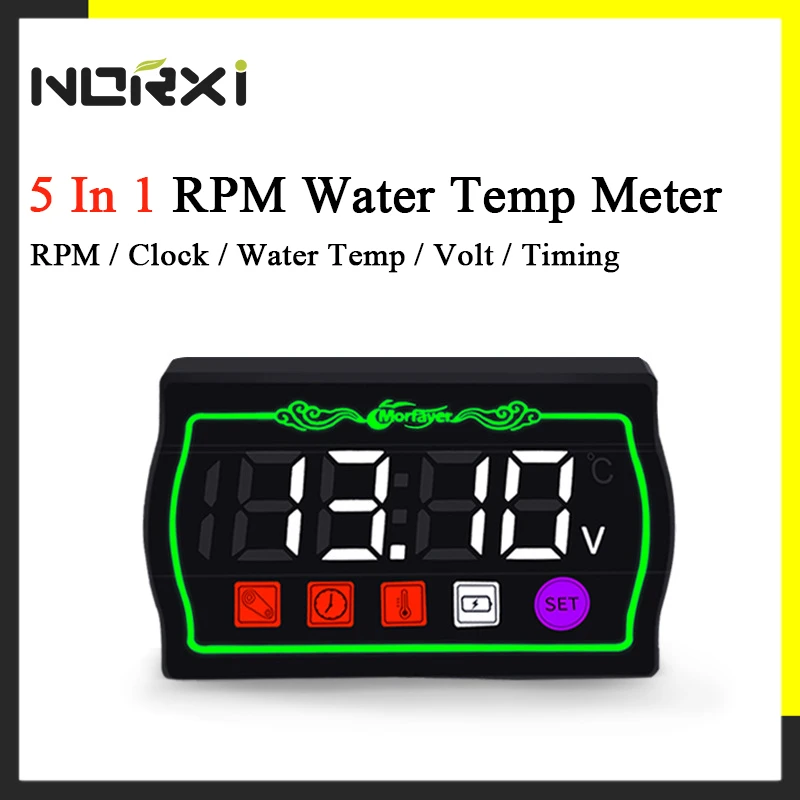 Motorcycles-painel-universal-moto-digital-RPM-Time-water-temperature ...