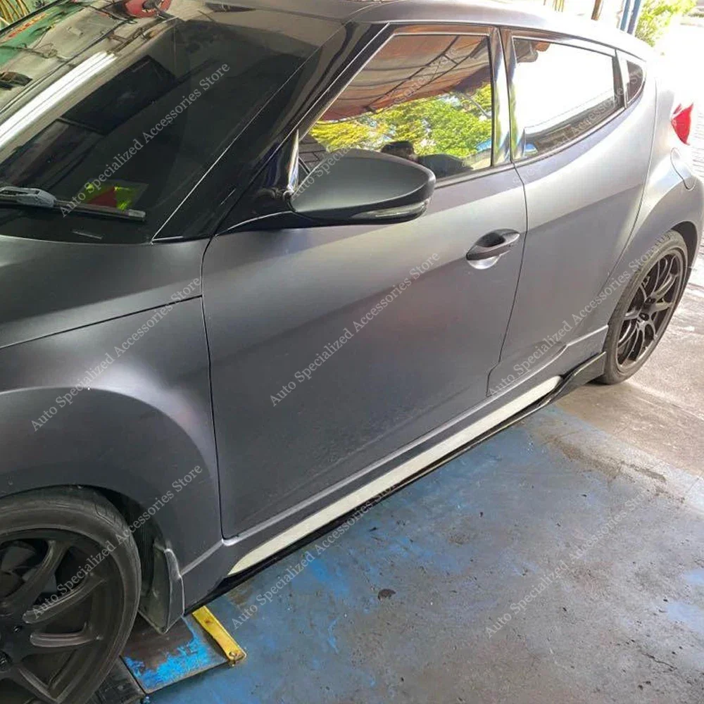 For Hyundai Veloster MK1 Side Skirts Extension Rocker Panels Lip Side ...