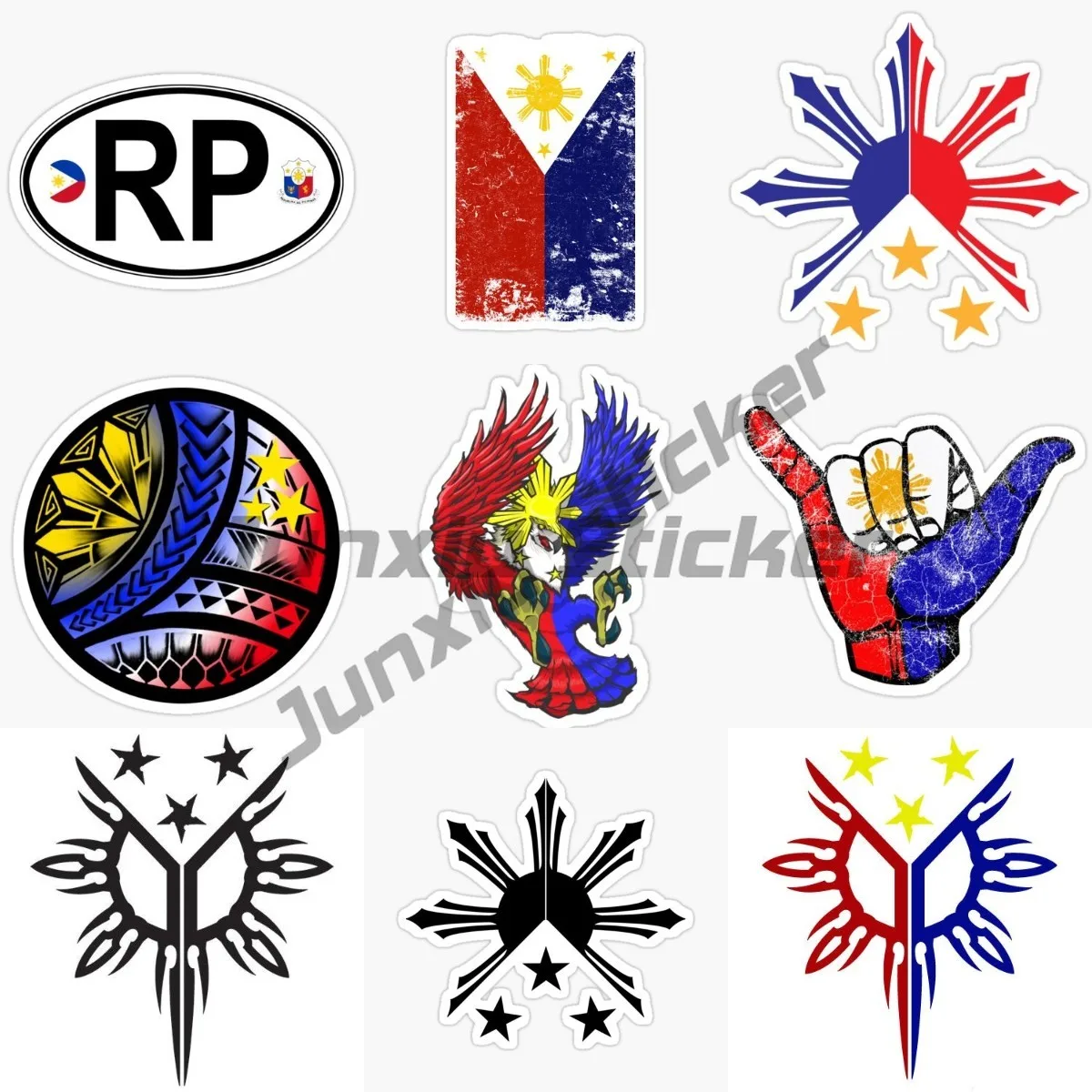 Philippines-National-Flag-Truck-Bumper-Laptop-Window-Car-Sticker-Car ...