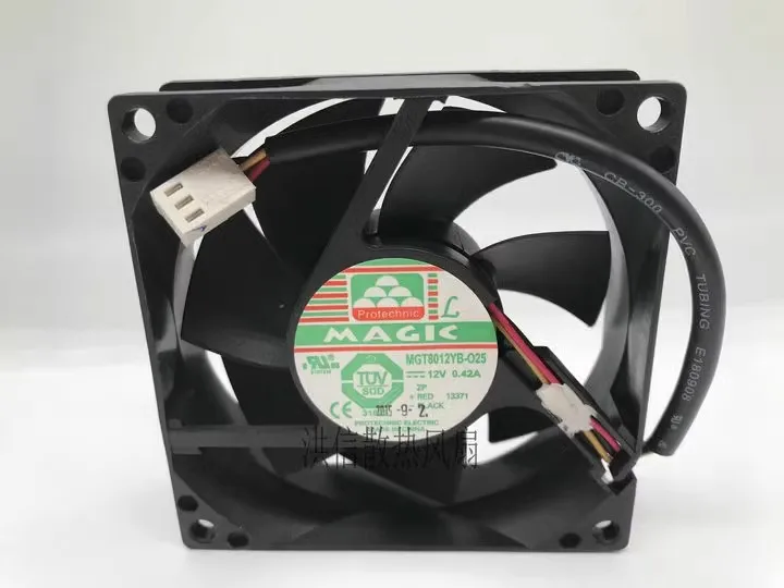 Free-shipping-of-original-8025-MGT8012YB-O25-12V-0-42A-3-wire-dual-ball ...