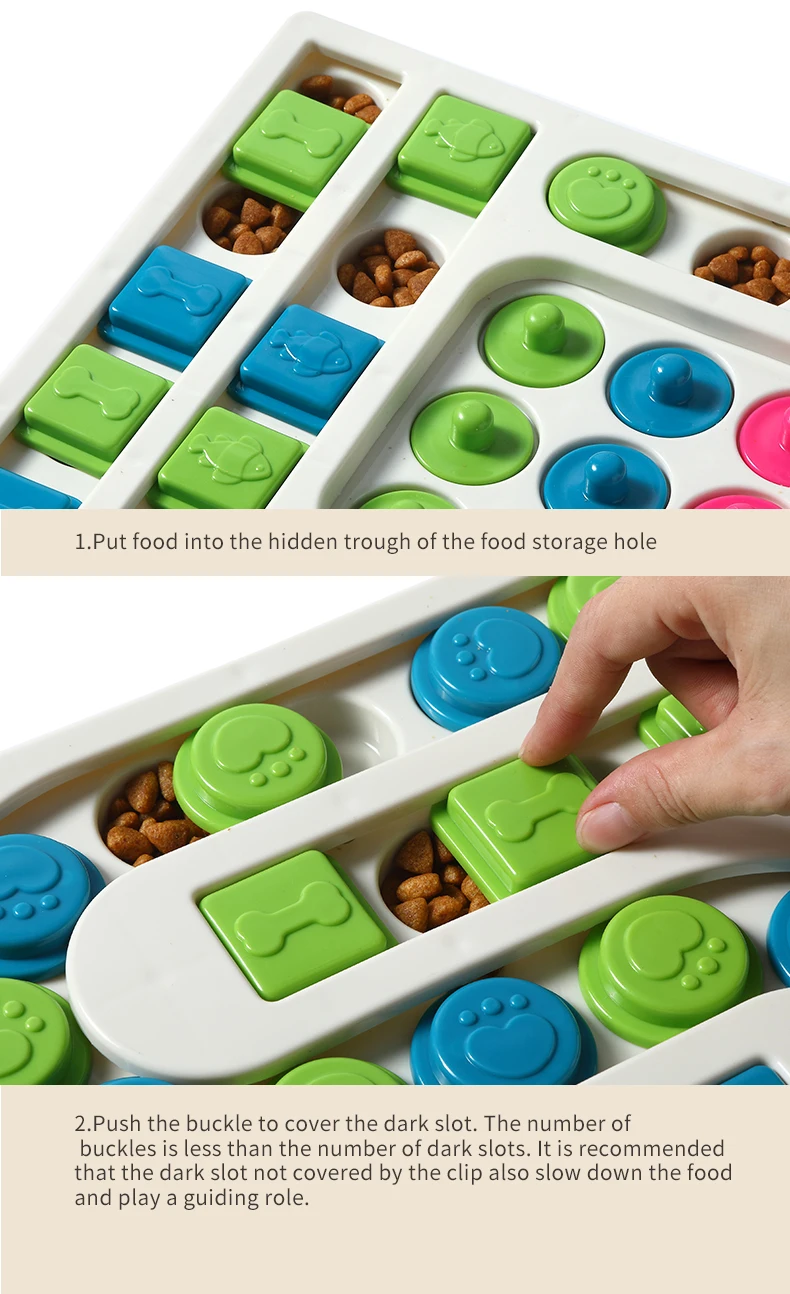 Cão quebra-cabeça brinquedo alimentador interativo – Julate