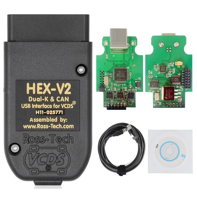 VCDS HEX-V2 VAG COM VCDS HEX V2 Intelligent Dual-K CAN USB , 47% OFF