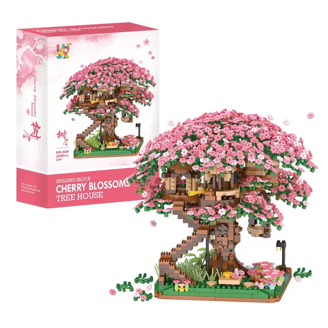 Cherry Blossom Tree House Bricks - Kyoto Merch BD