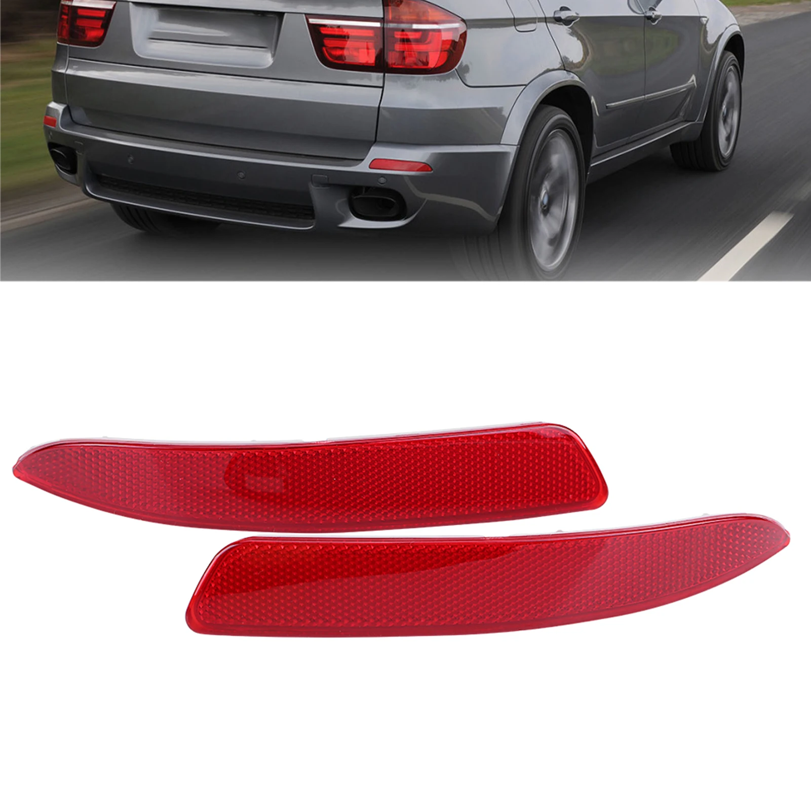 63217158949-Left-amp-Right-Rear-Bumper-Reflector-for-E70-X5-2007-2013 ...