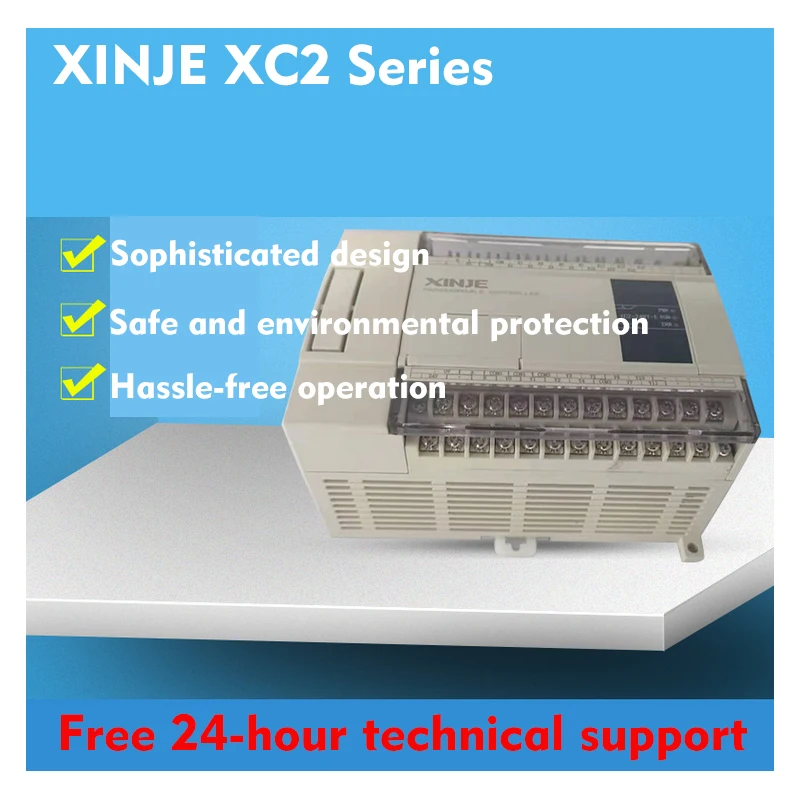 Xinje-controlador lógico programable Plc, XC2-14R-E, XC2-14T-E, XC2-14RT-E, XC2-16R-E, XC2-16T-E ...