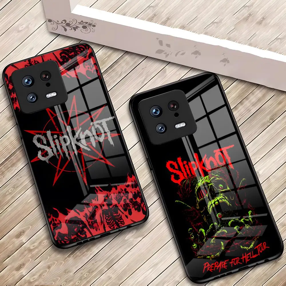 Slipknot Band Glass Phone Case Cover for Xiaomi 11T-11T Pro (Z10)